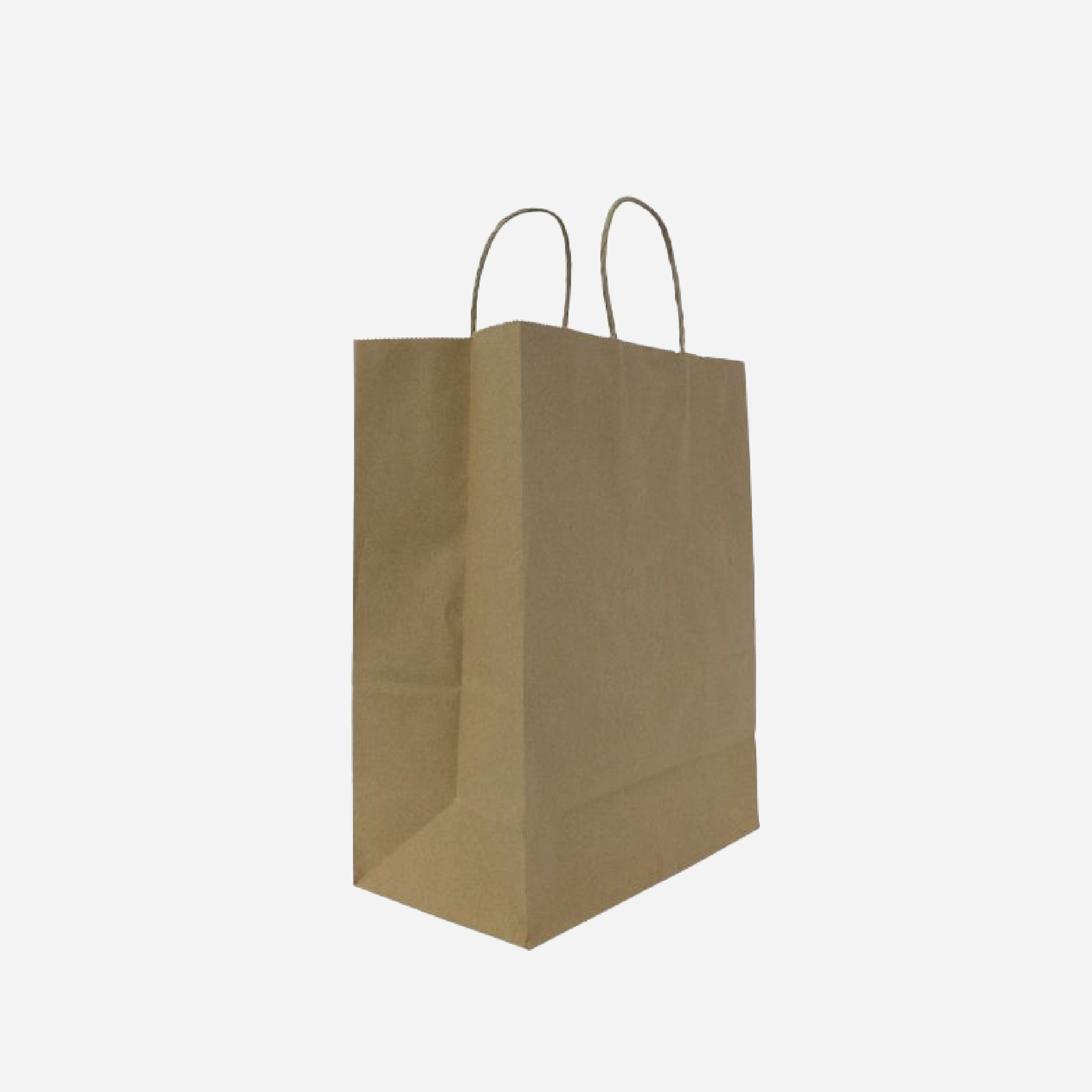 Karat Paper Shopping Bags - Kraft