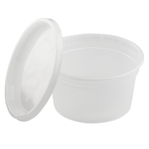 Karat PP Plastic Deli Containers or Lids, 500 ct.